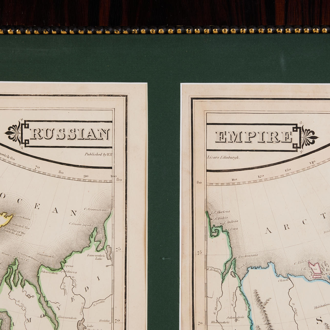 LARGE MAP OF RUSSIA AND TURKEY BY LIZARS, Edinburgh 1828. Böcker ...