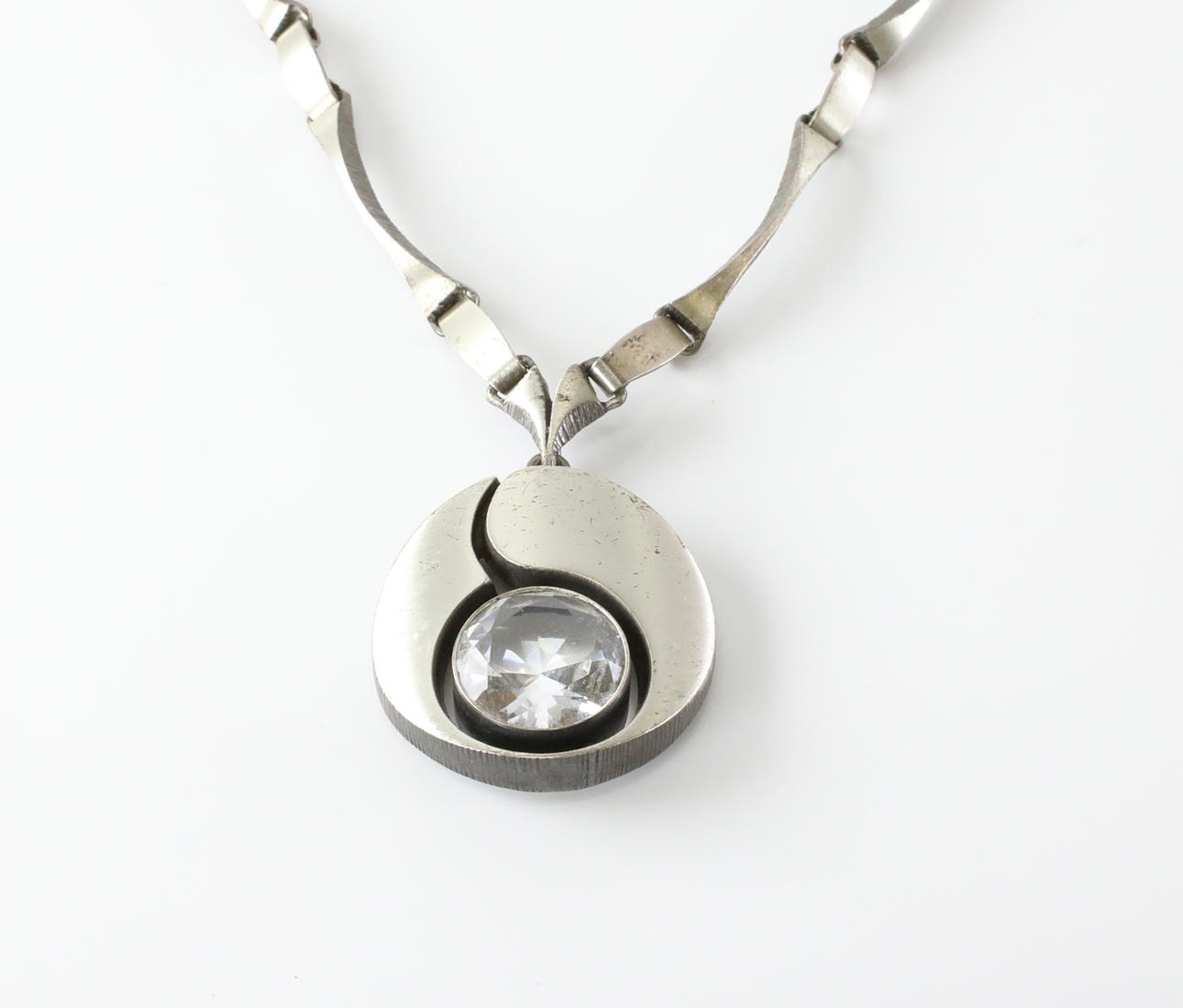 KARL LAINE. collier & örhängen, silver, bergkristall, Finnfeelings ...