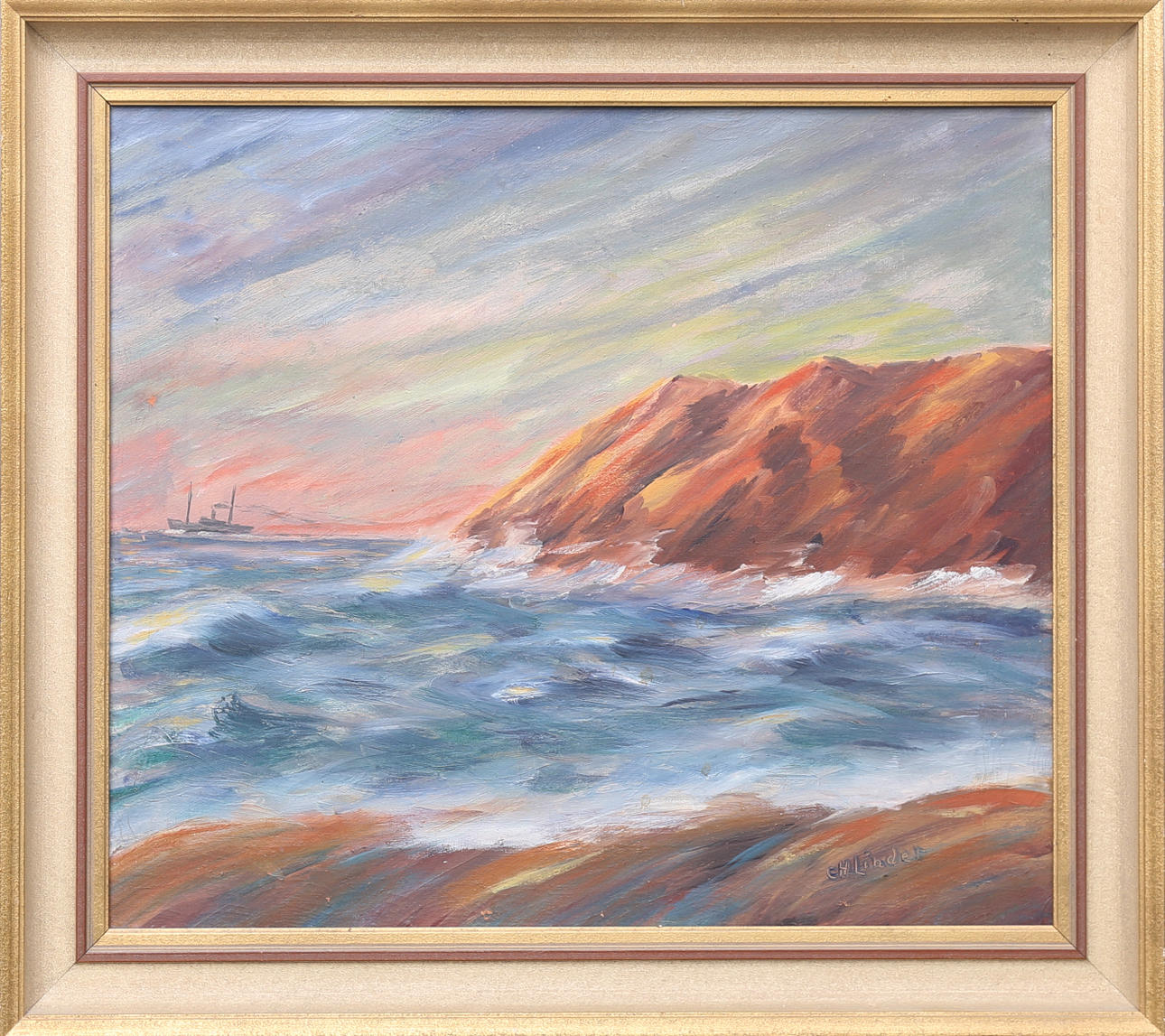 CARL HENRIK LINDER. Oil on canvas, signed CH Linder. Art - Paintings ...