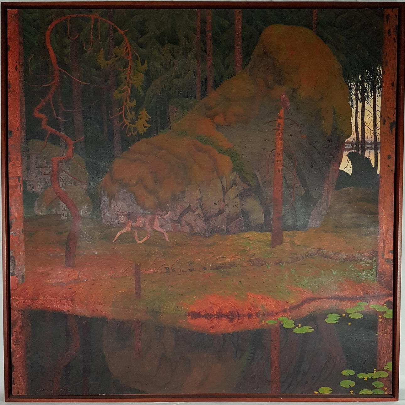 TOM UTTECH. ”Owl Island, Kakekabic Lake”, 1984, olja på duk. Konst ...