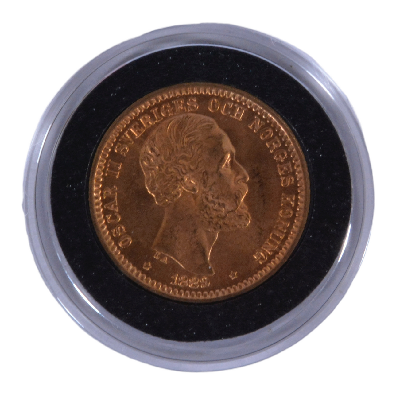 GOLD COIN, 20 kroner, Oscar II, Sweden/Norway 1889. Coins, Medals ...