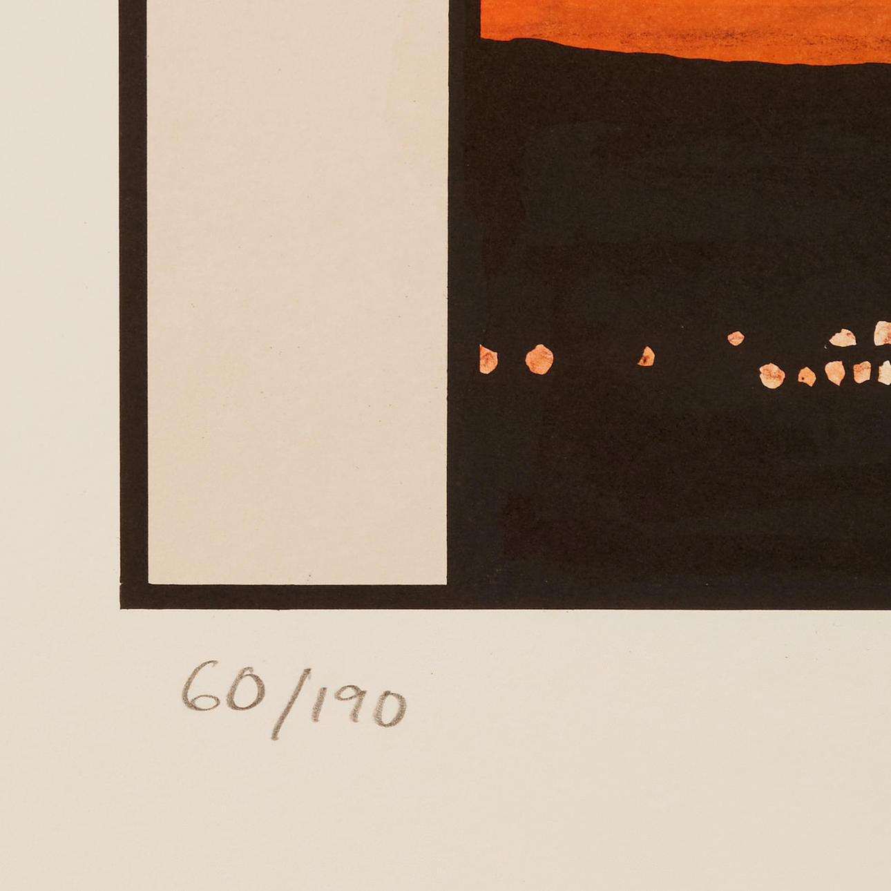 JAN STENMARK. Färglitografi, signerad och numrerad 60/190. Konst ...