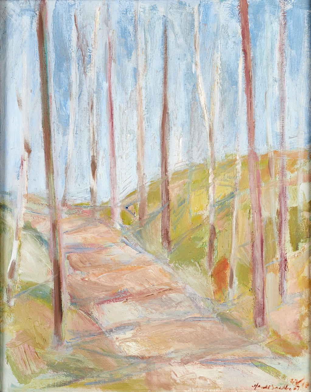 HARALD SANDBERG (1912-1983). Stig, olja på duk, signerad. Konst ...
