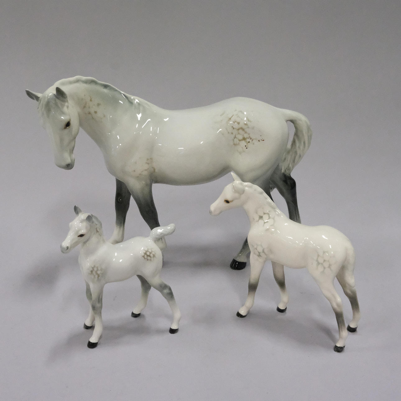 BESWICK, ENGLAND, THREE FIGURES. Ceramics & Porcelain - European ...