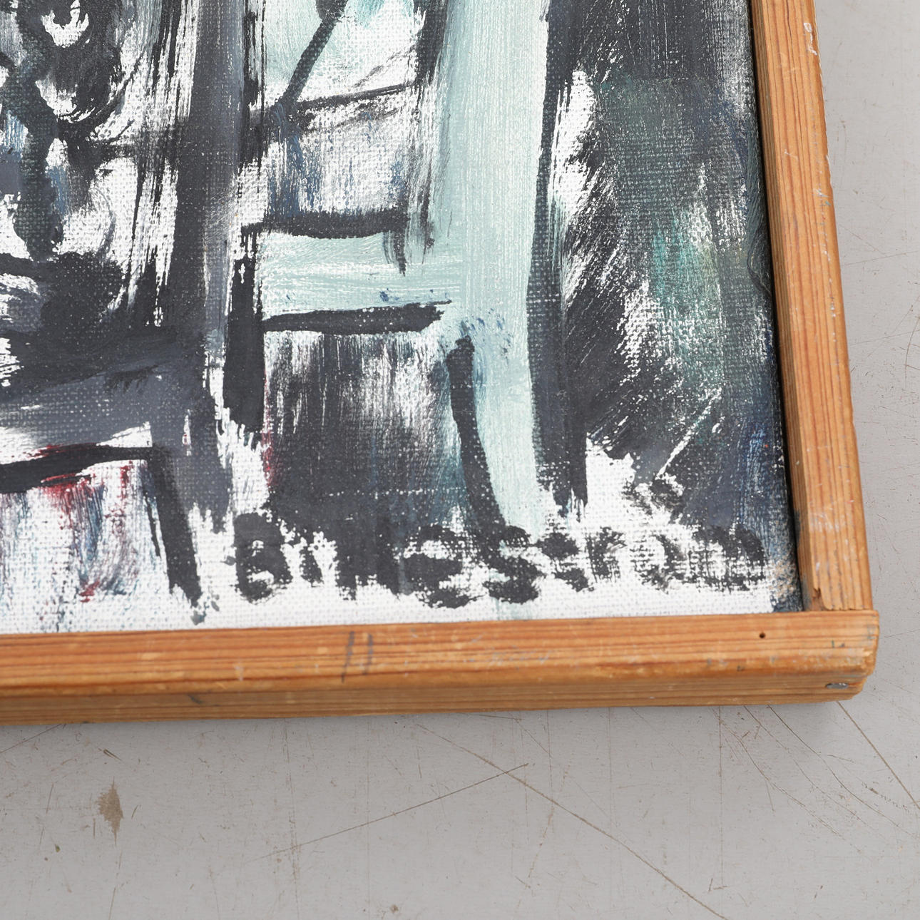 CARL-ERIK BILLESTRÖM. olja på duk, signerad "Kinavas". Konst - Måleri ...