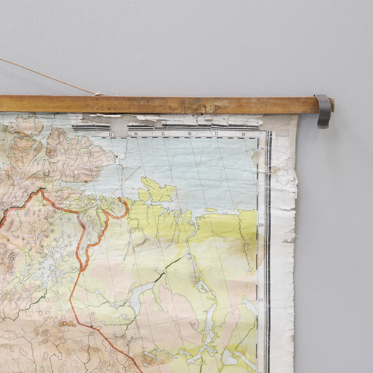 SCHOOL MAP, "Norden 1906", Dr. Magnus Roth. Books, Maps & Manuscripts ...