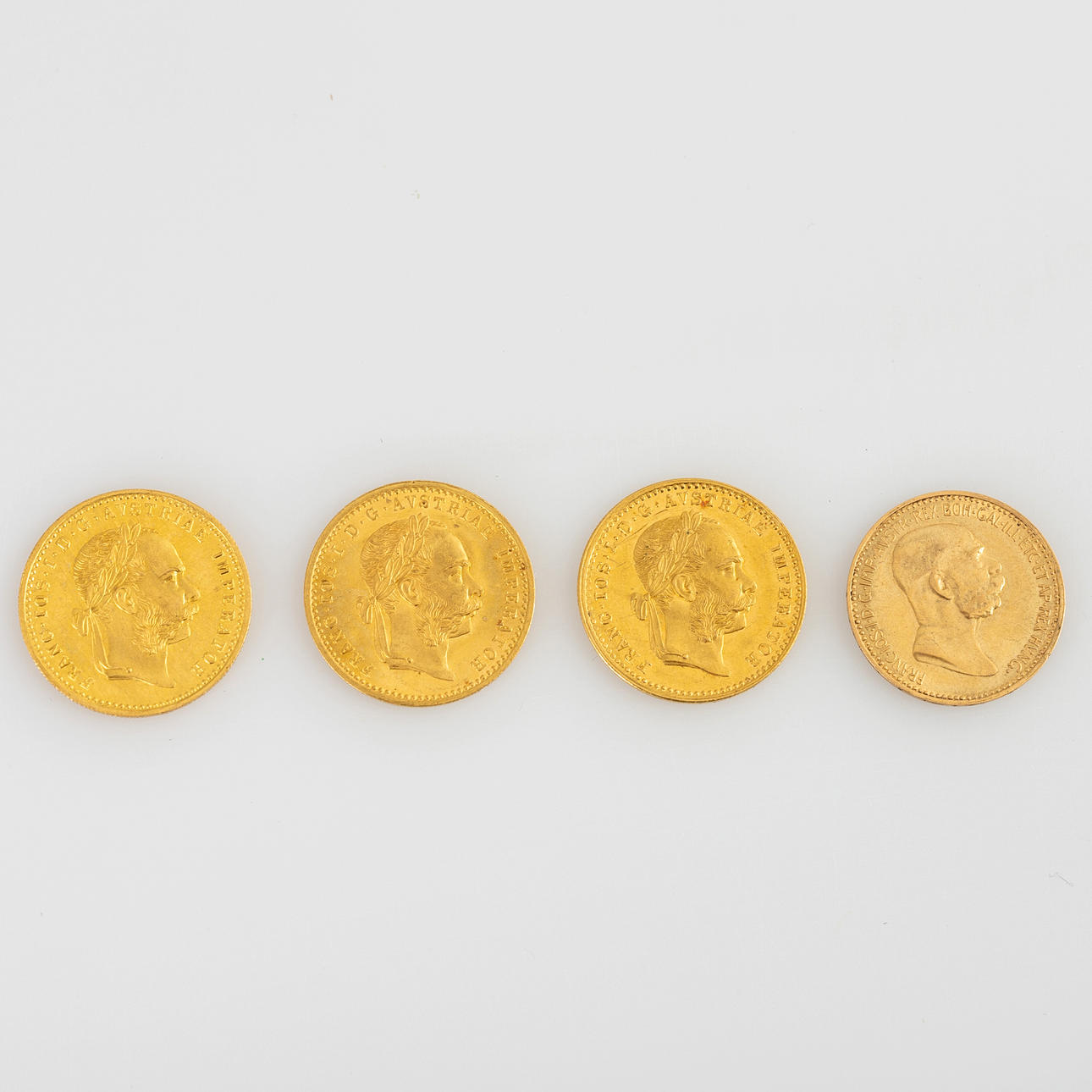 4 guldmynt. Mynt, Medaljer & Frimärken - Mynt & Sedlar - Auctionet