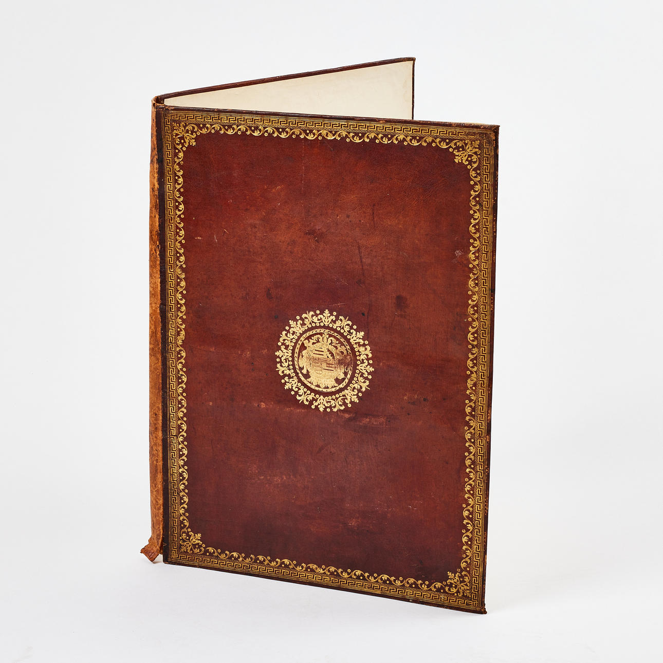 LARGE LEATHER FOLDER, 18TH CENTURY. Books, Maps & Manuscripts - Maps ...