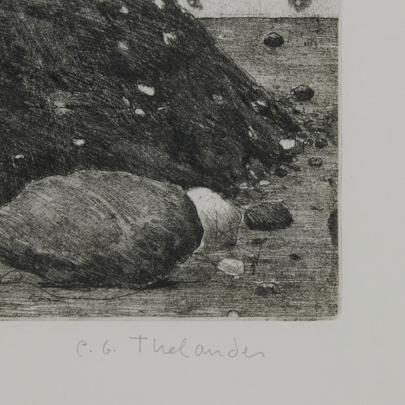 PER GUNNAR THELANDER. Struts - smurf, färgetsning, signerad PG ...