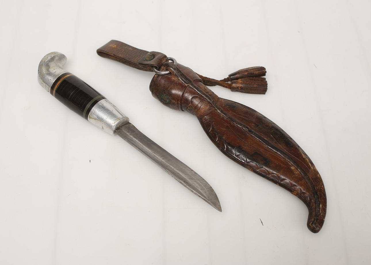 PUUKKO/KNIV, finsk, trench art, WWII. Vapen & Militaria - Blankvapen ...