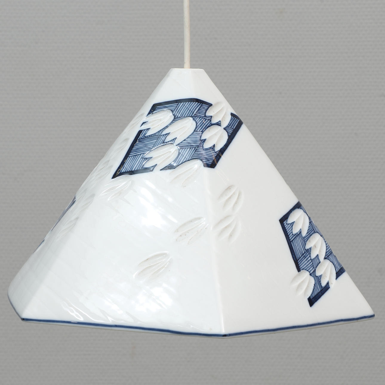 ANNE MARIE TROLLE. ceiling lamp, "Luciana pendant", porcelain, Royal ...