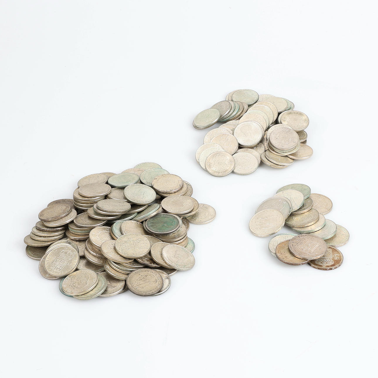 SVENSKA SILVERMYNT, 2 kr & 5 kr. Mynt, Medaljer & Frimärken - Mynt ...