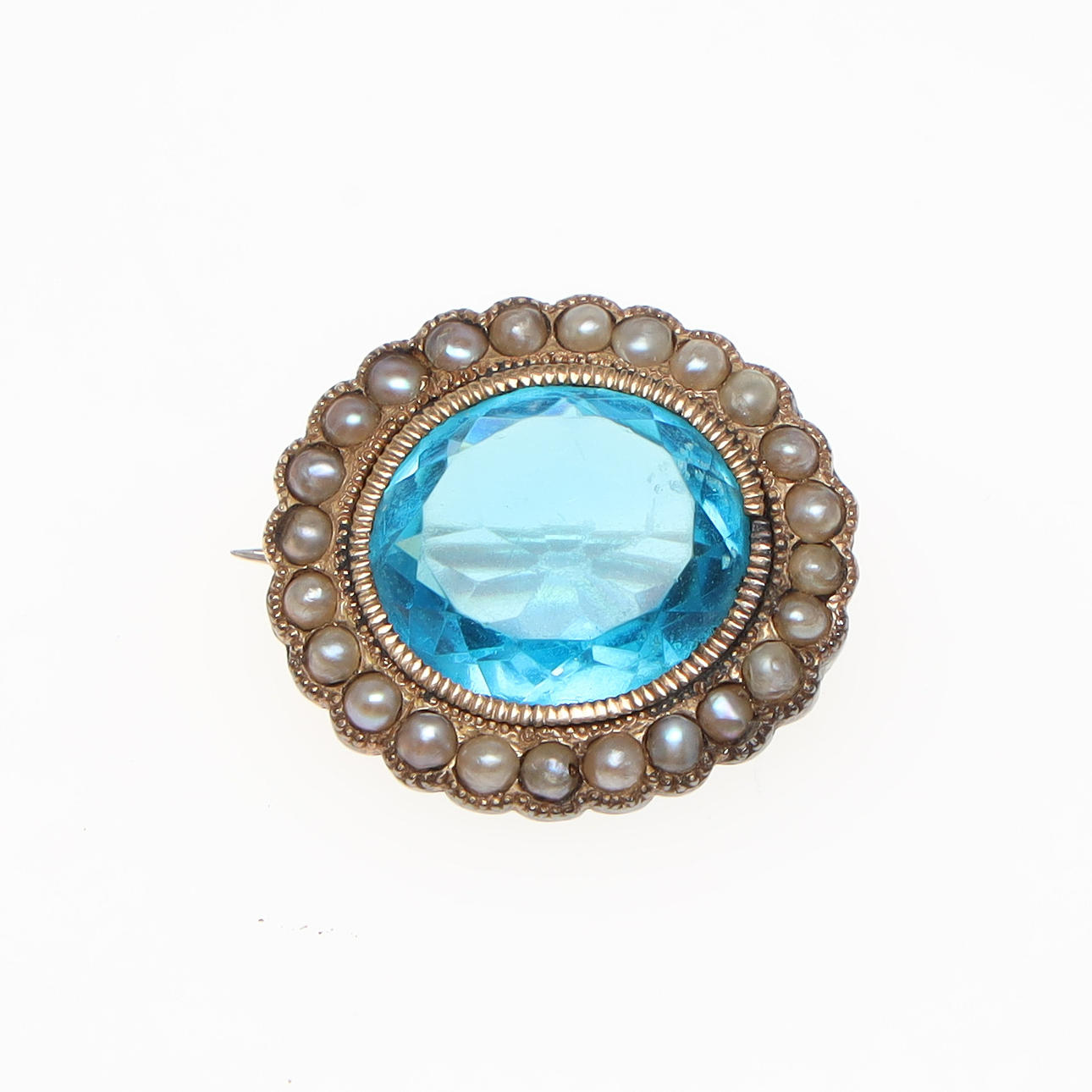 ANTIK BROSCH, i 18K guld. Smycken & Ädelstenar - Broscher & Hängen ...