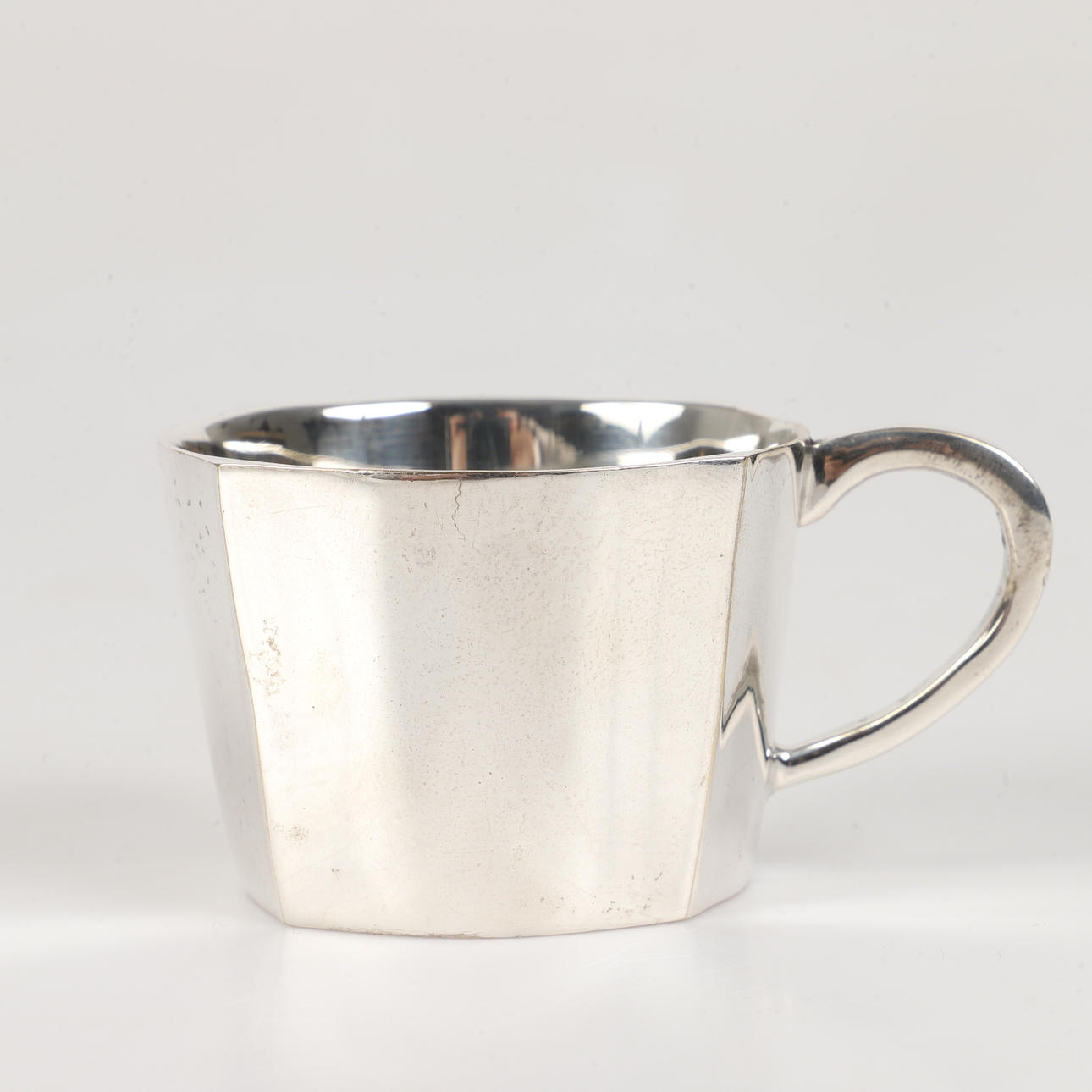 SIGVARD BERNADOTTE. Punschmuggar, 6 stycken, nysilver, Bernadotte ...