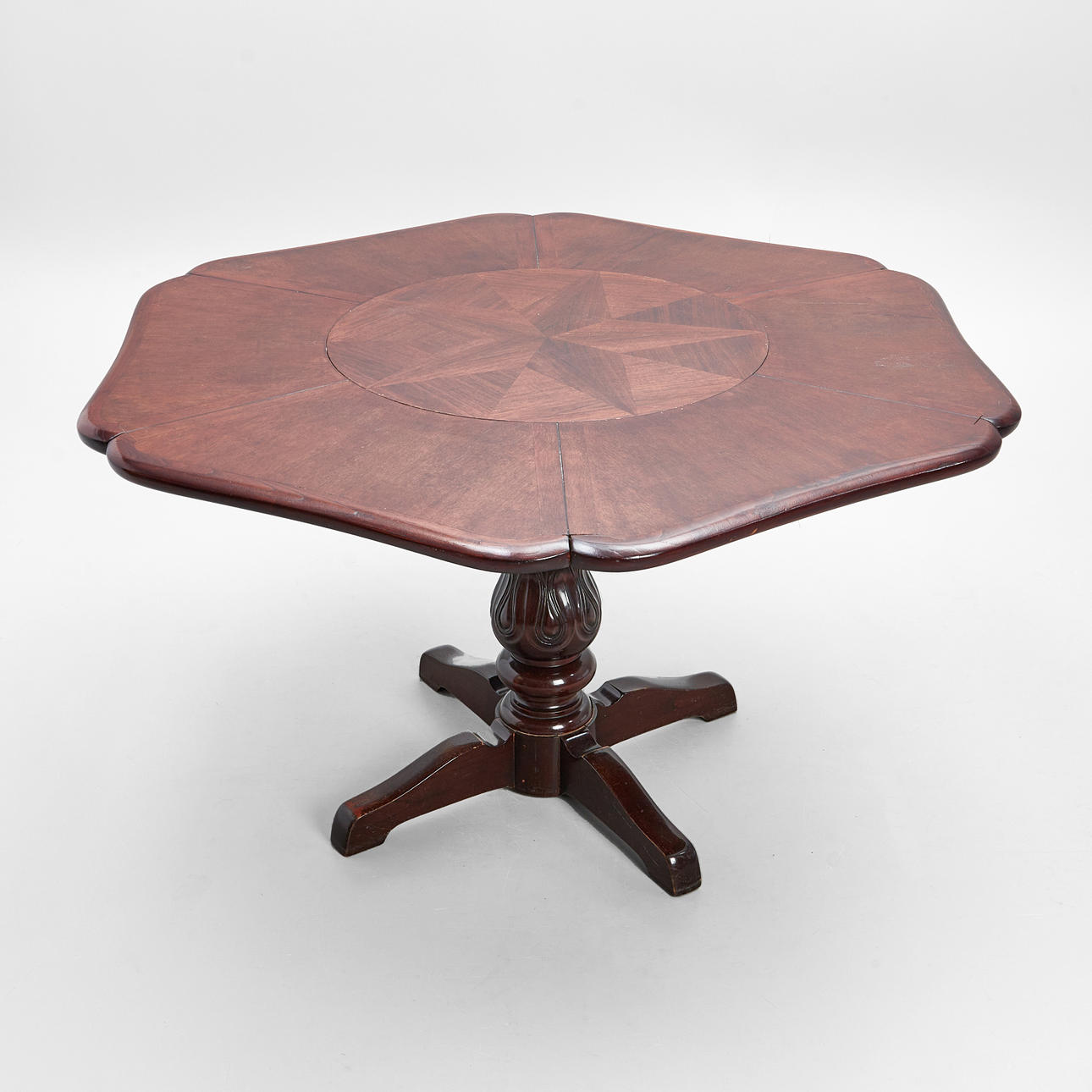 DINING TABLE, with rotatable center section. 1900/2000s. Furniture ...