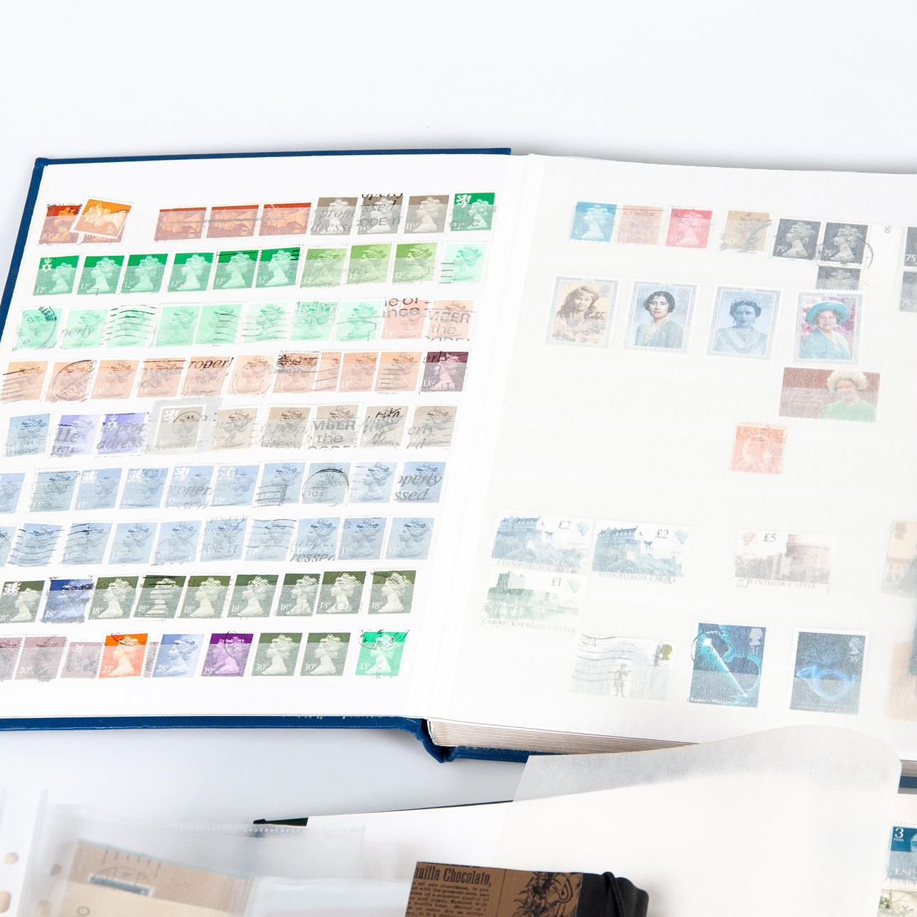 FRIMÄRKEN, BREV och TELEGRAM. 4 st album, brev och telegram. Mynt ...