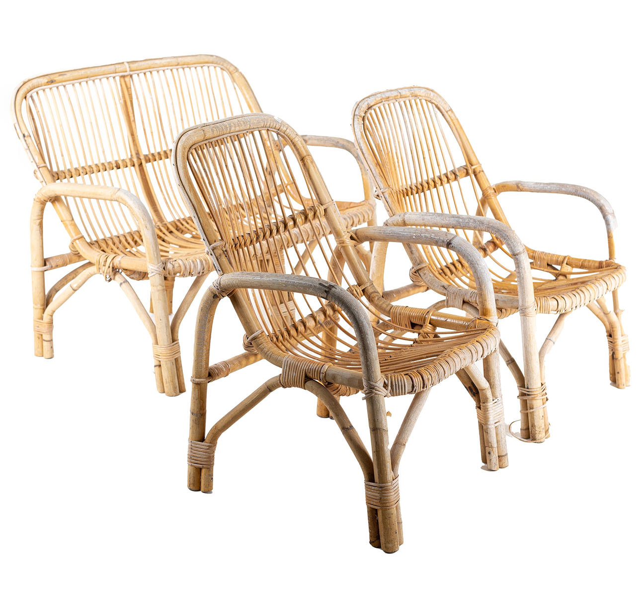 ROTTINGGRUPP, 3 delar, 1900 - talets andra hälft. Möbler ...