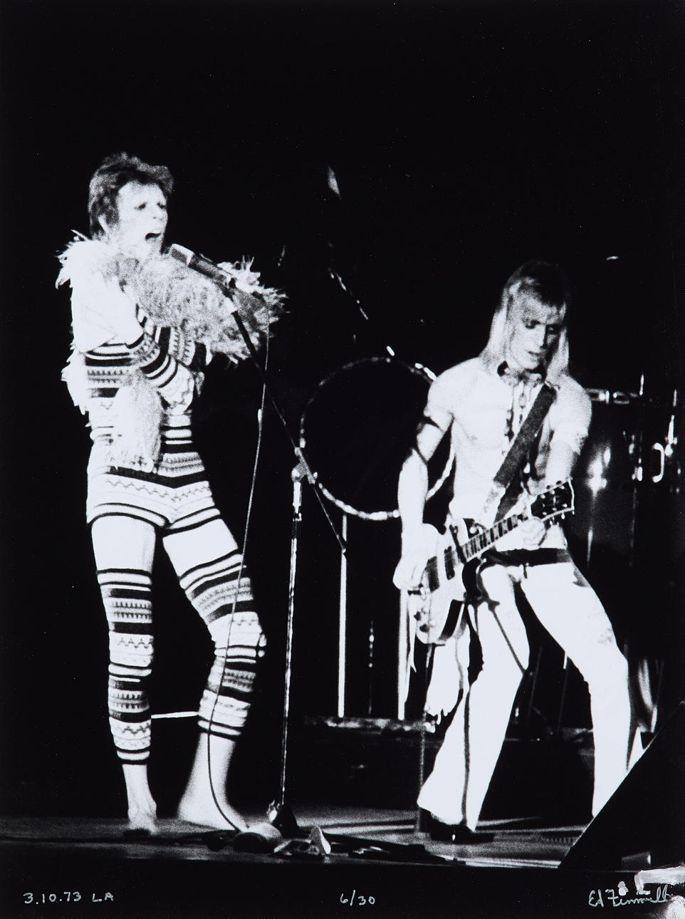 ED FINNELL. David Bowie & Mick Ronson, "Ziggy Stardust and The Spiders ...