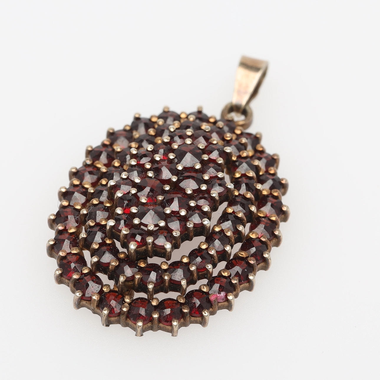 HÄNGE, förgyllt silver med granater. Smycken & Ädelstenar - Smycken ...