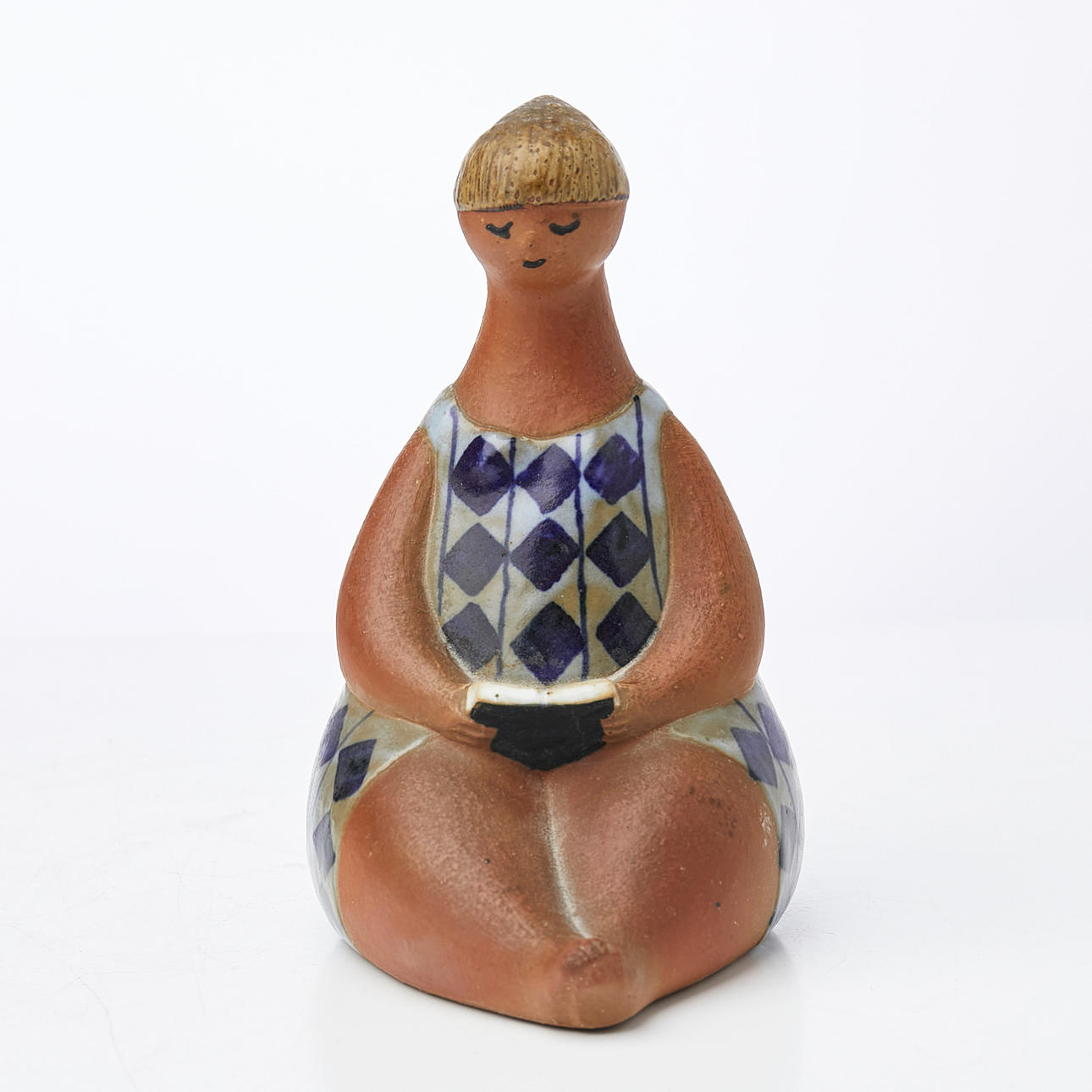 LISA LARSON. "Amalia" from "ABC girls", Gustavsberg, stoneware, partly ...