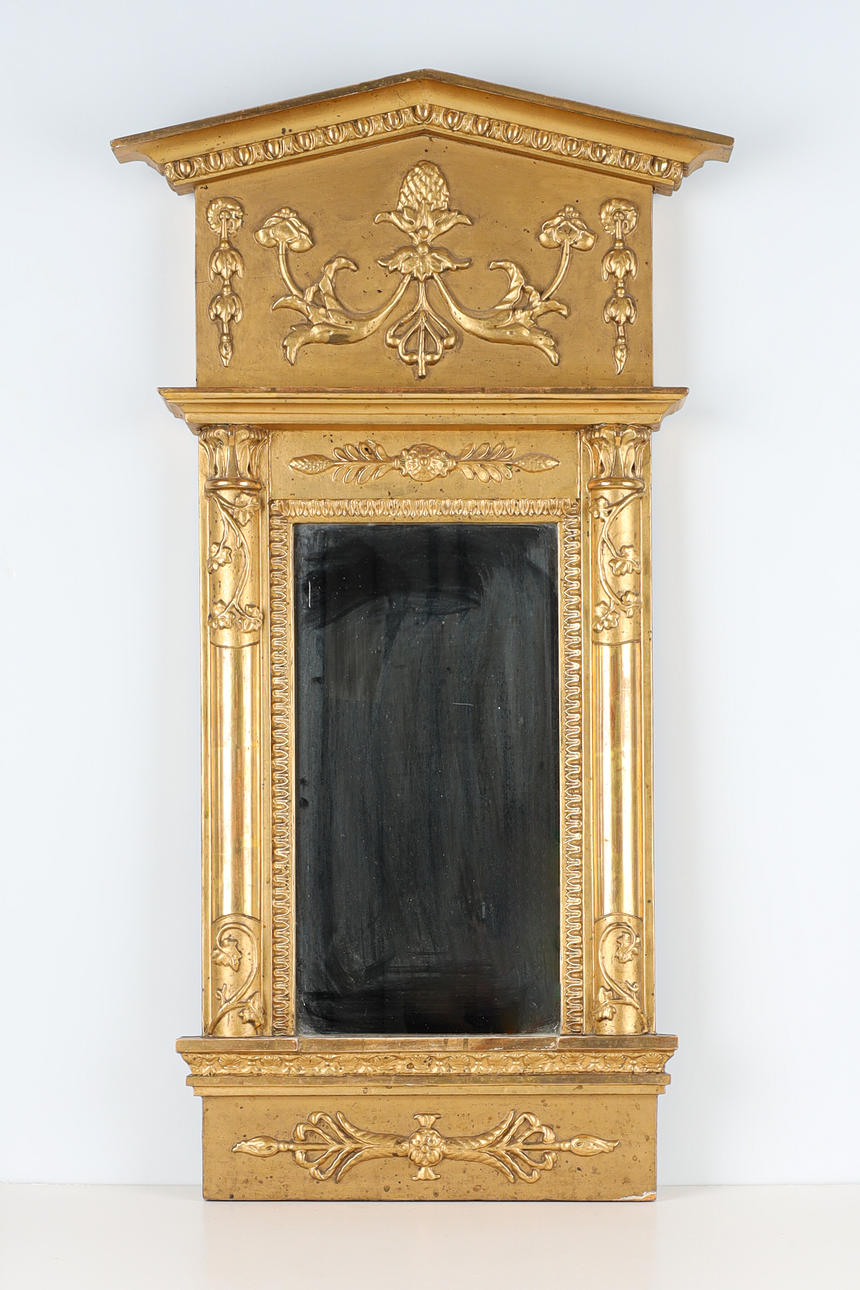 JOHAN MARTIN BERG. Mirror, empire, Gothenburg, early 19th century ...