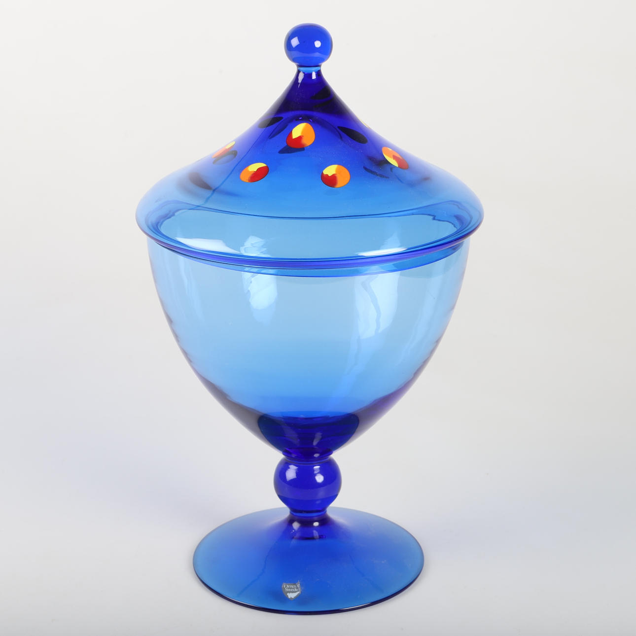 ERIKA LAGERBIELKE. Bonbonjär, "Pepperoni", glas, Orrefors. Glas ...