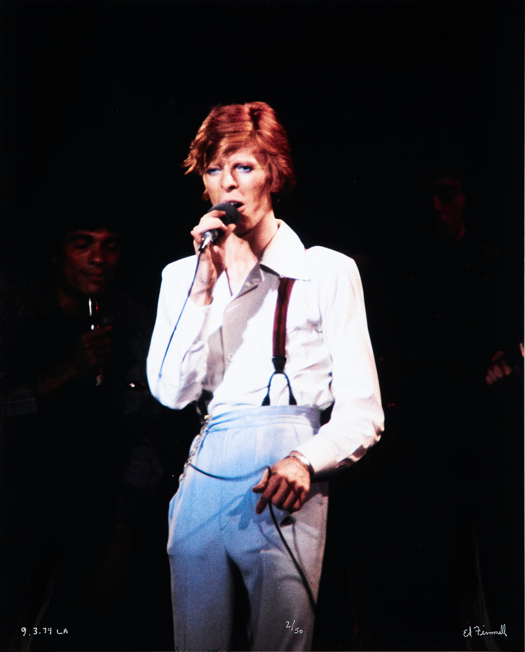 ED FINNELL. David Bowie, "Diamond Dogs Tour", Universal Amphitheatre ...