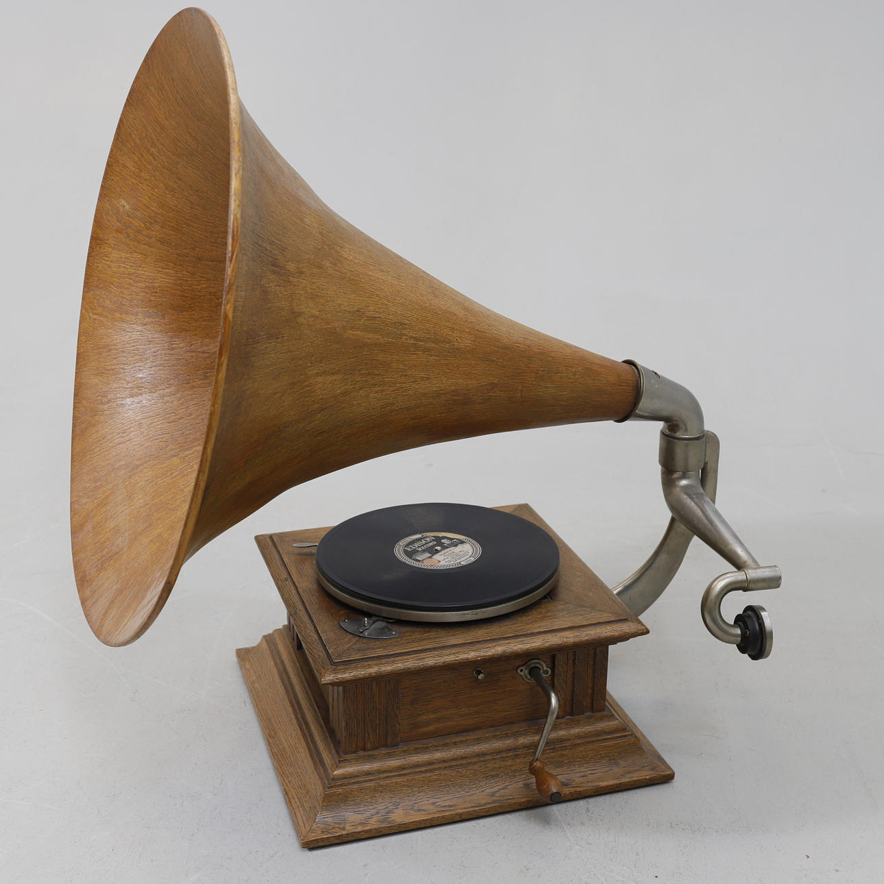 FUNNEL GRAMOPHONE, "His masters voice" Oak, 1920s/30s. Collectables ...