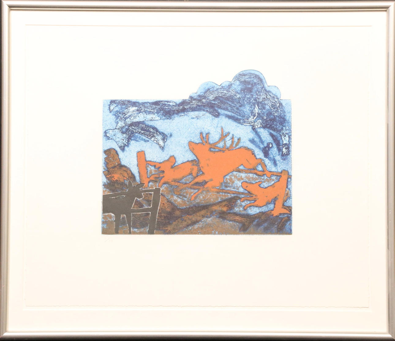 ERNST BILLGREN. Färgetsning, signerad, numrerad 7/110. Konst - Grafik ...