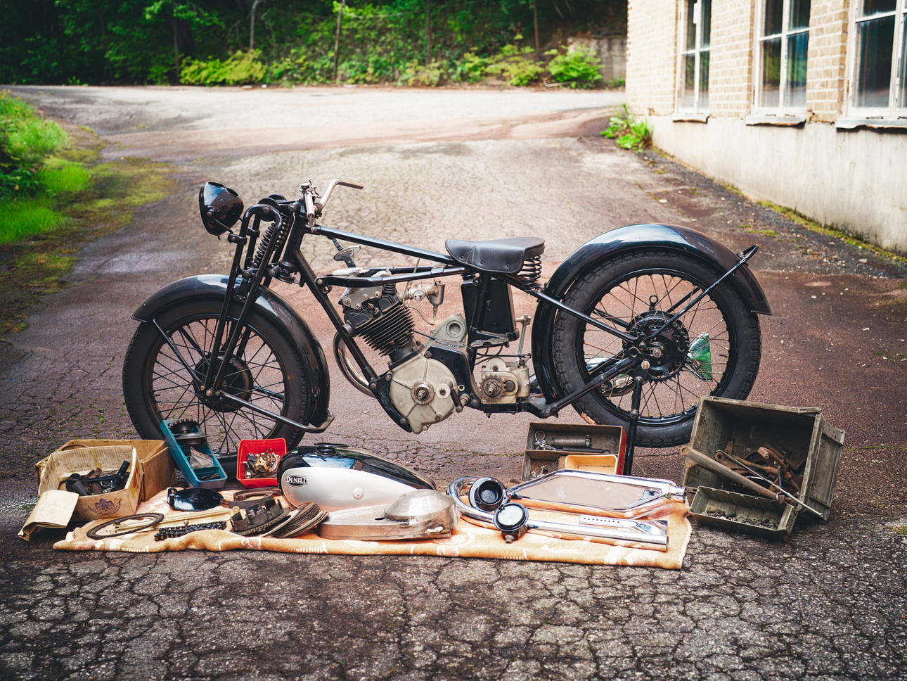 DUNELT, SD 500, 1930. Fordon, Båtar & Delar - Motorcyklar - Auctionet