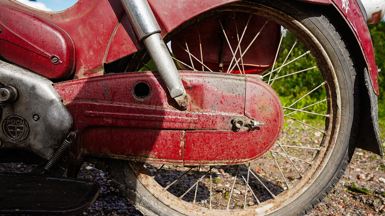 PUCH, moped, modell VS50, 1950/60-tal. Fordon, Båtar & Delar - Mopeder ...