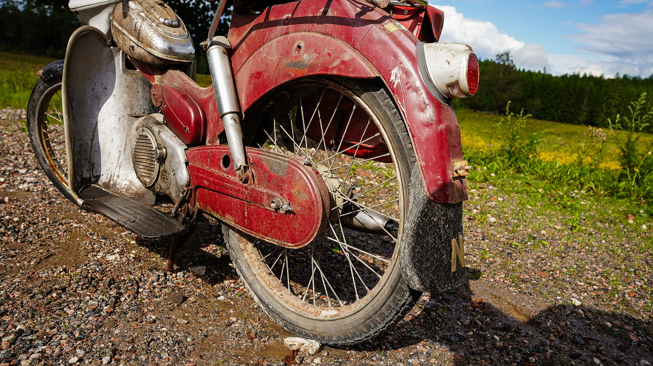 PUCH, moped, modell VS50, 1950/60-tal. Fordon, Båtar & Delar - Mopeder ...