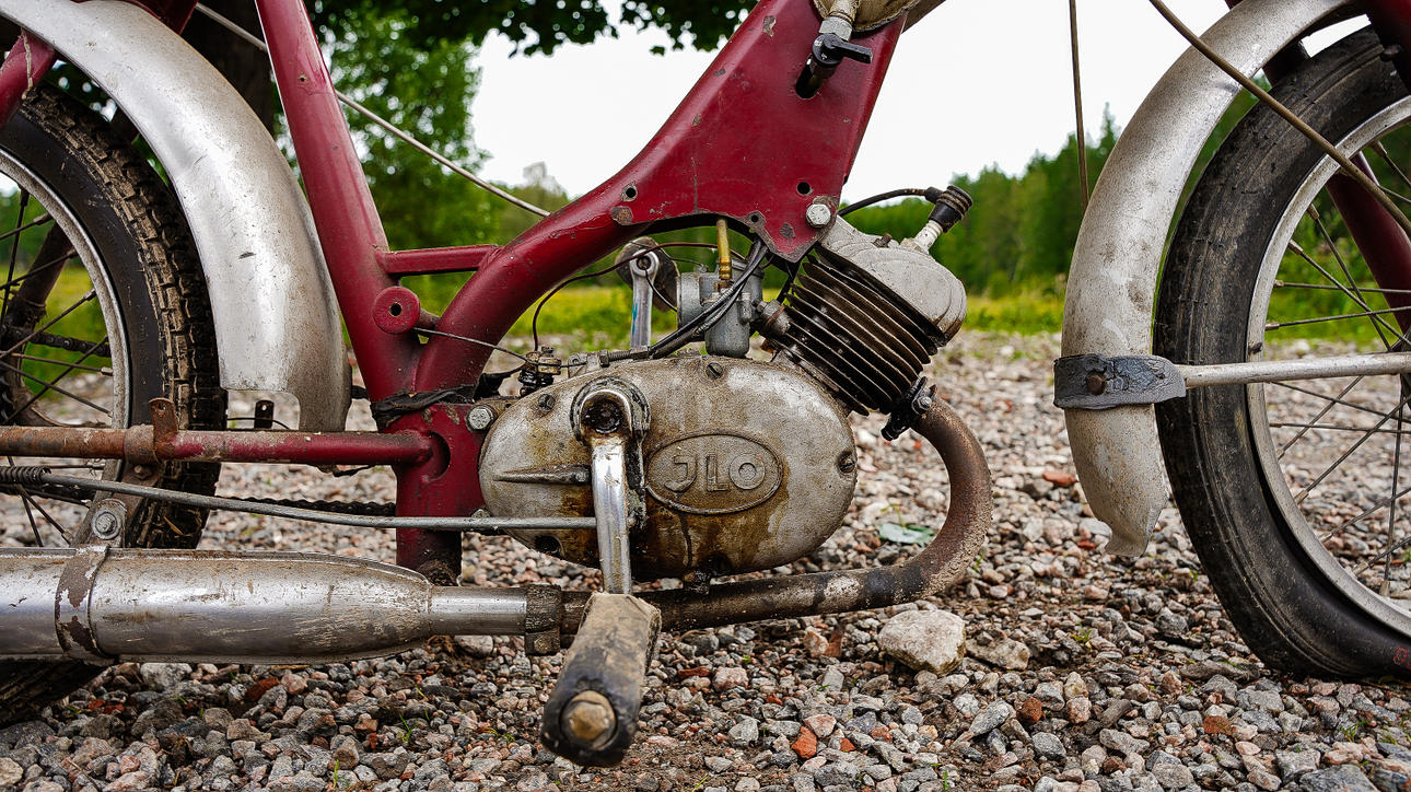 MONARK SCOOTER, moped, 1950/60-tal. Fordon, Båtar & Delar - Mopeder ...