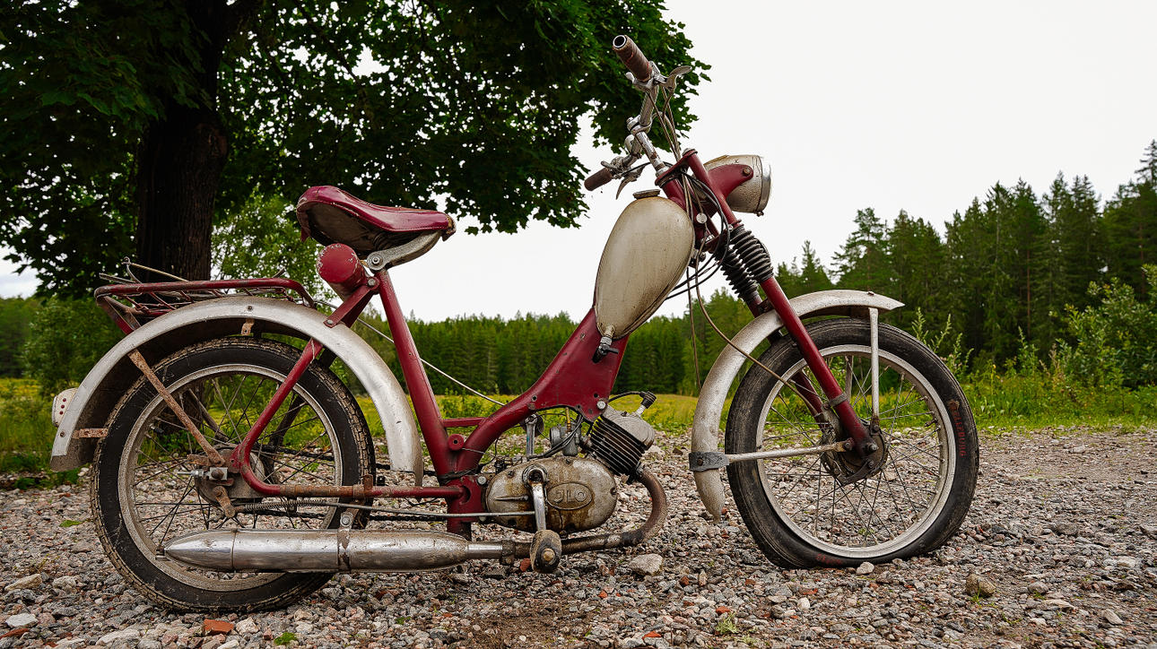 MONARK SCOOTER, moped, 1950/60-tal. Fordon, Båtar & Delar - Mopeder ...