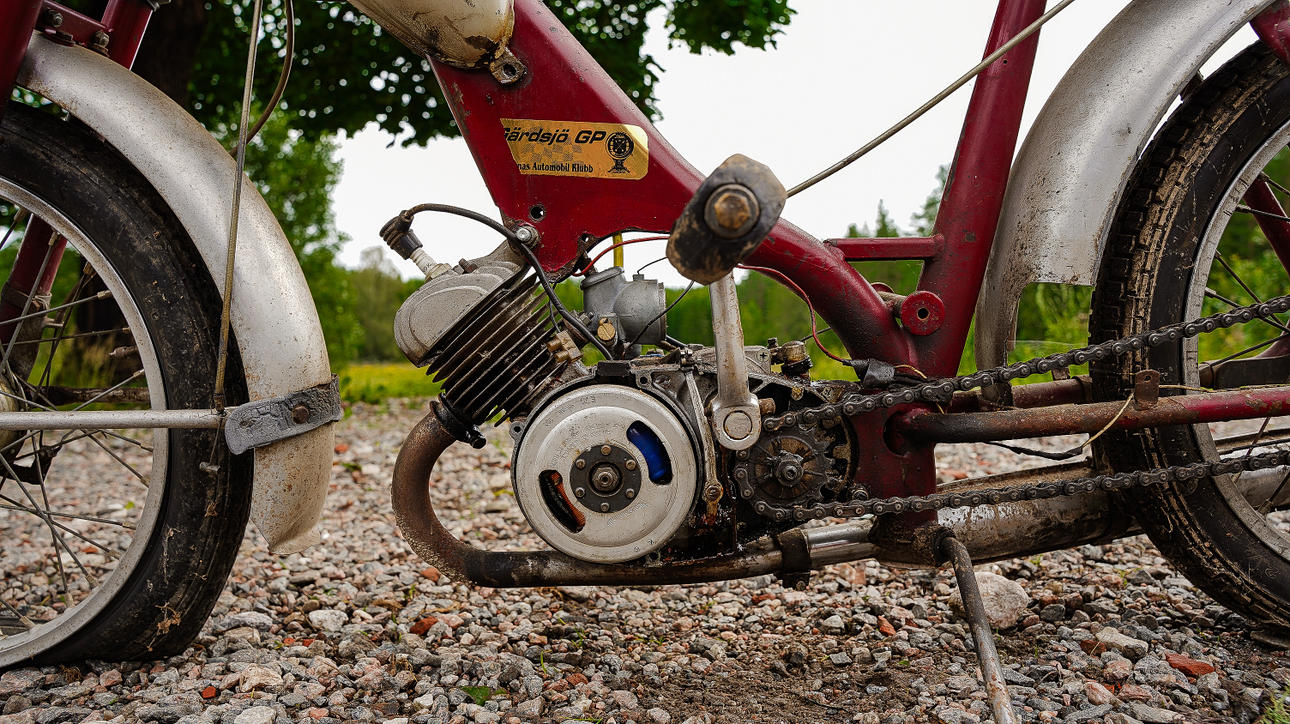 MONARK SCOOTER, moped, 1950/60-tal. Fordon, Båtar & Delar - Mopeder ...
