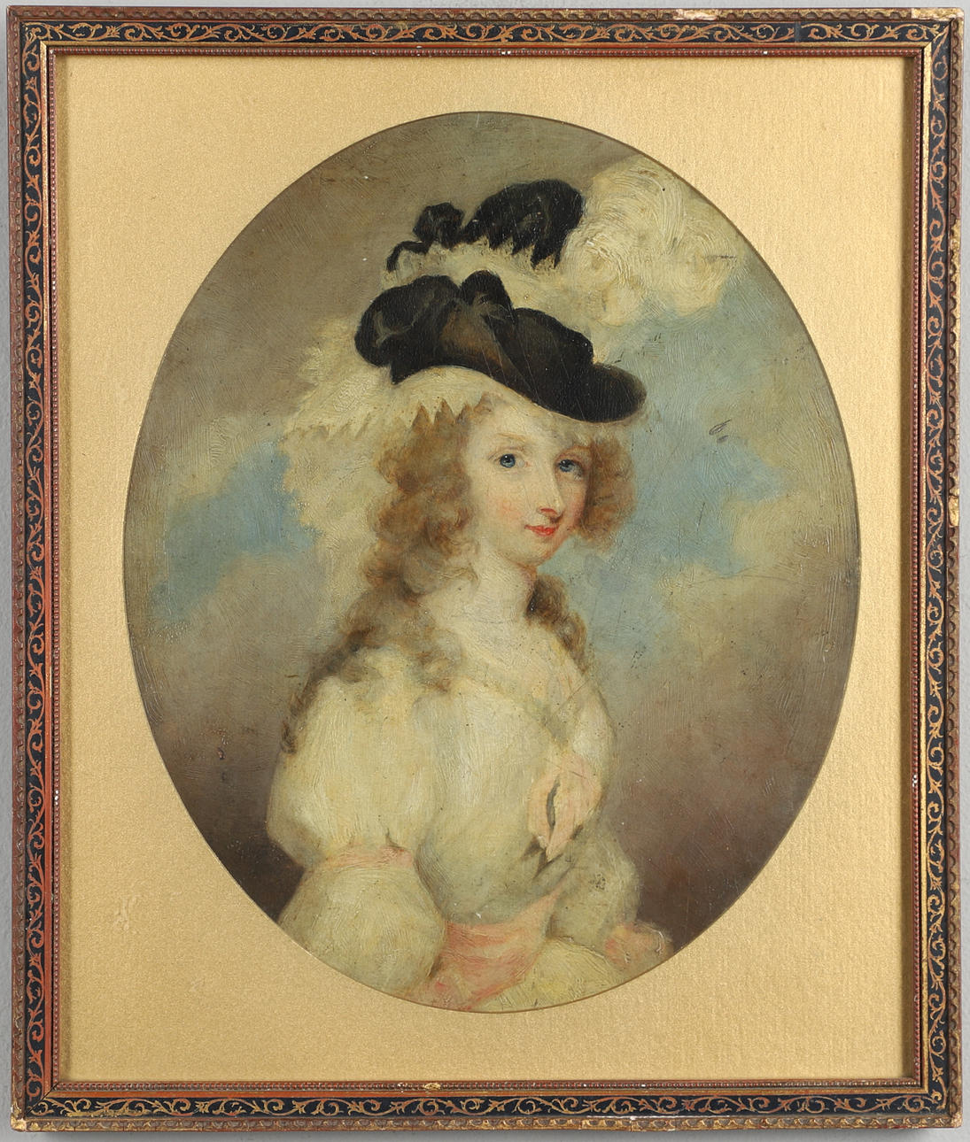 FOLLOWER OF RICHARD WESTALL, RA (1765-1836). PORTRAIT OF A LADY ...