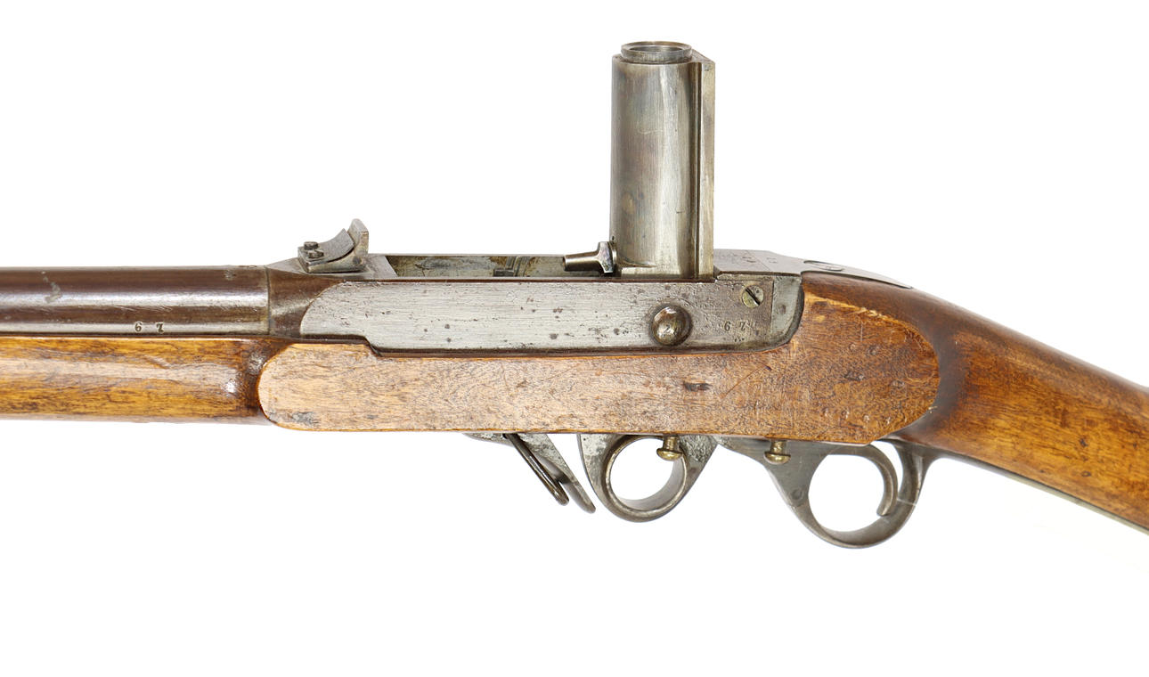 CHAMBER LOADING RIFLE, Swedish, make Carl Gustav, model 1851 for the ...