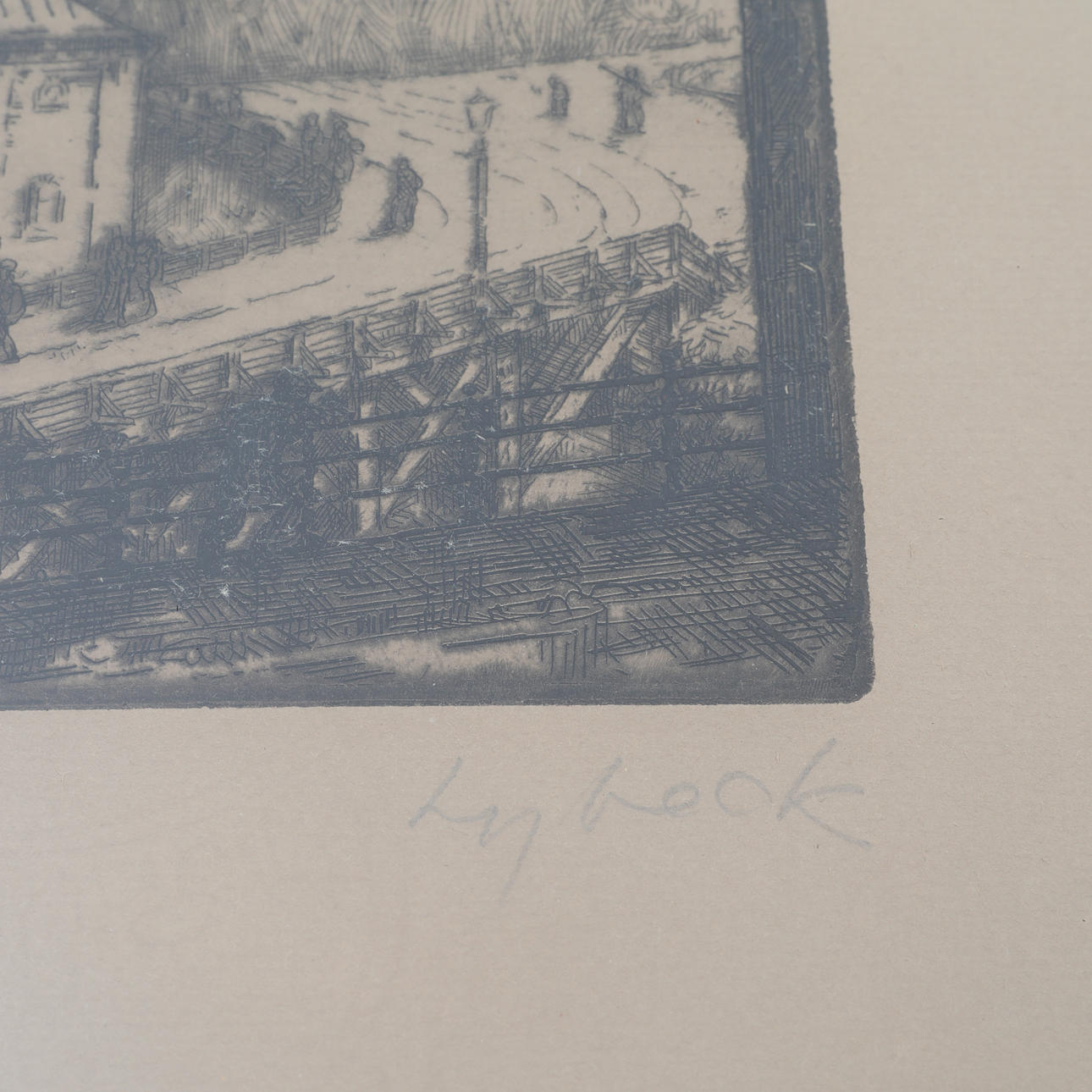 BERTIL LYBECK. etsning, signerad, numrerad 65/150. Konst - Grafik ...