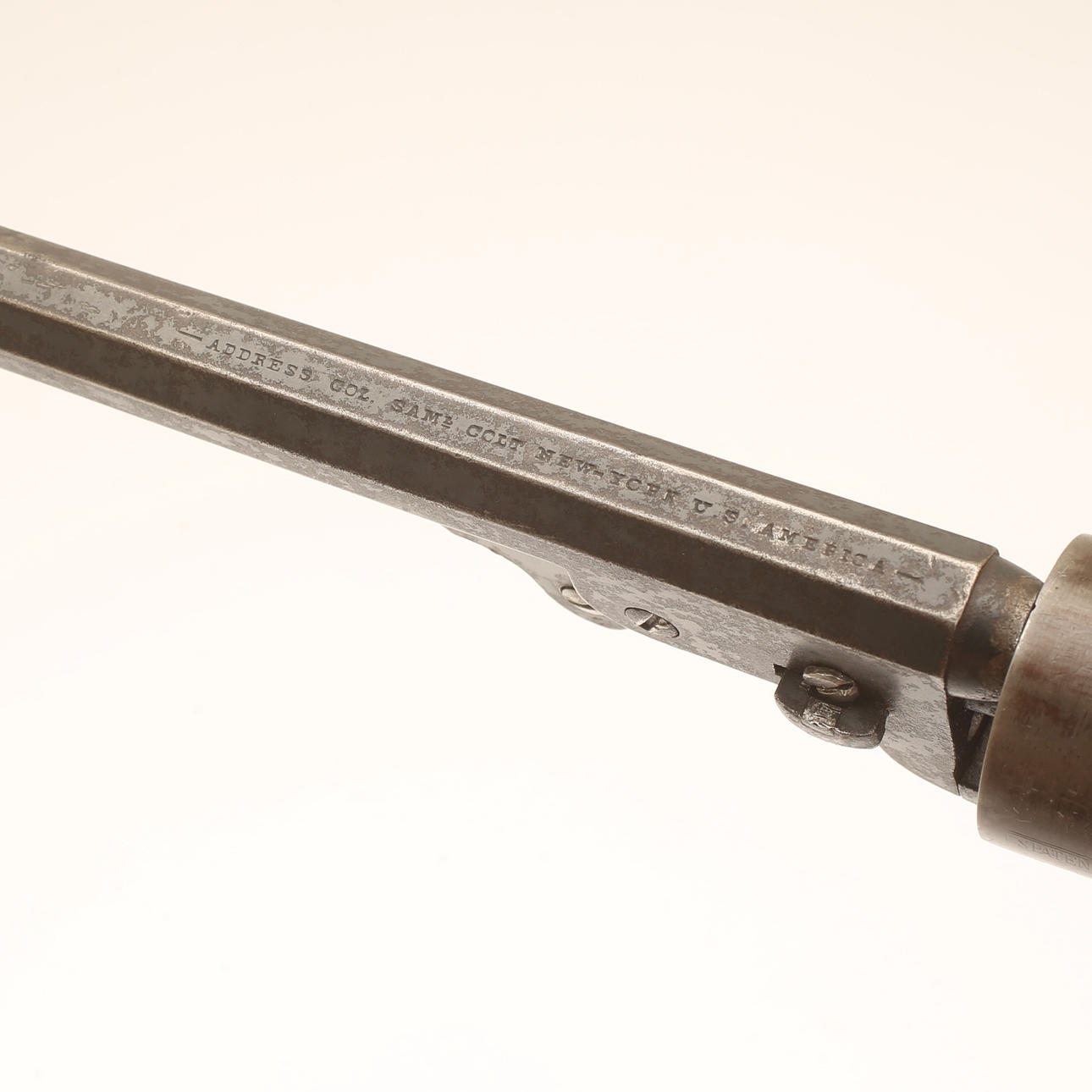 BLOCK REVOLVER, Colt 1851 navy model, USA, 1863. Weapons & Militaria ...