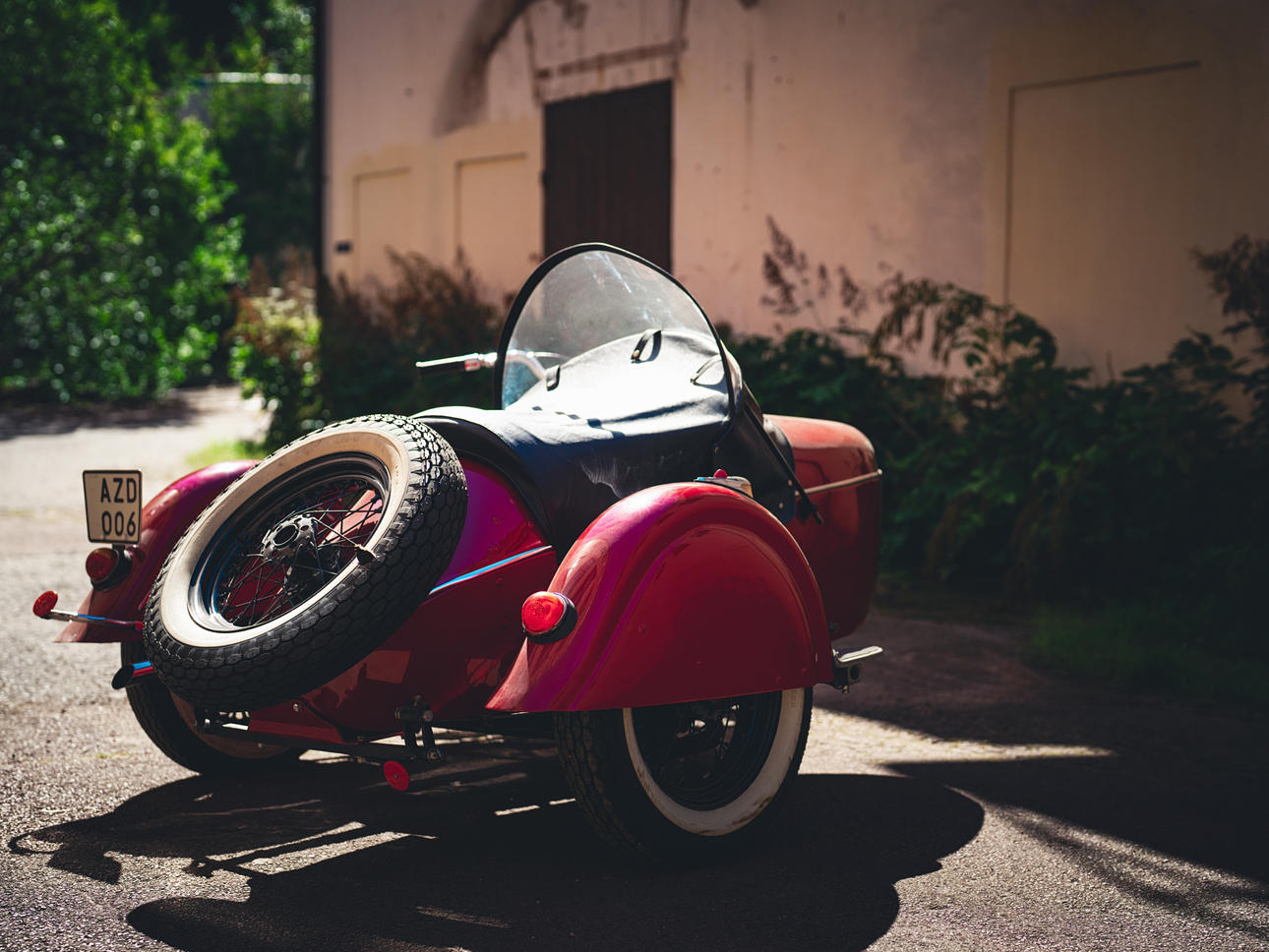 INDIAN, Chief Model 346 with Sidecar. Model year: registered as a 1947 ...