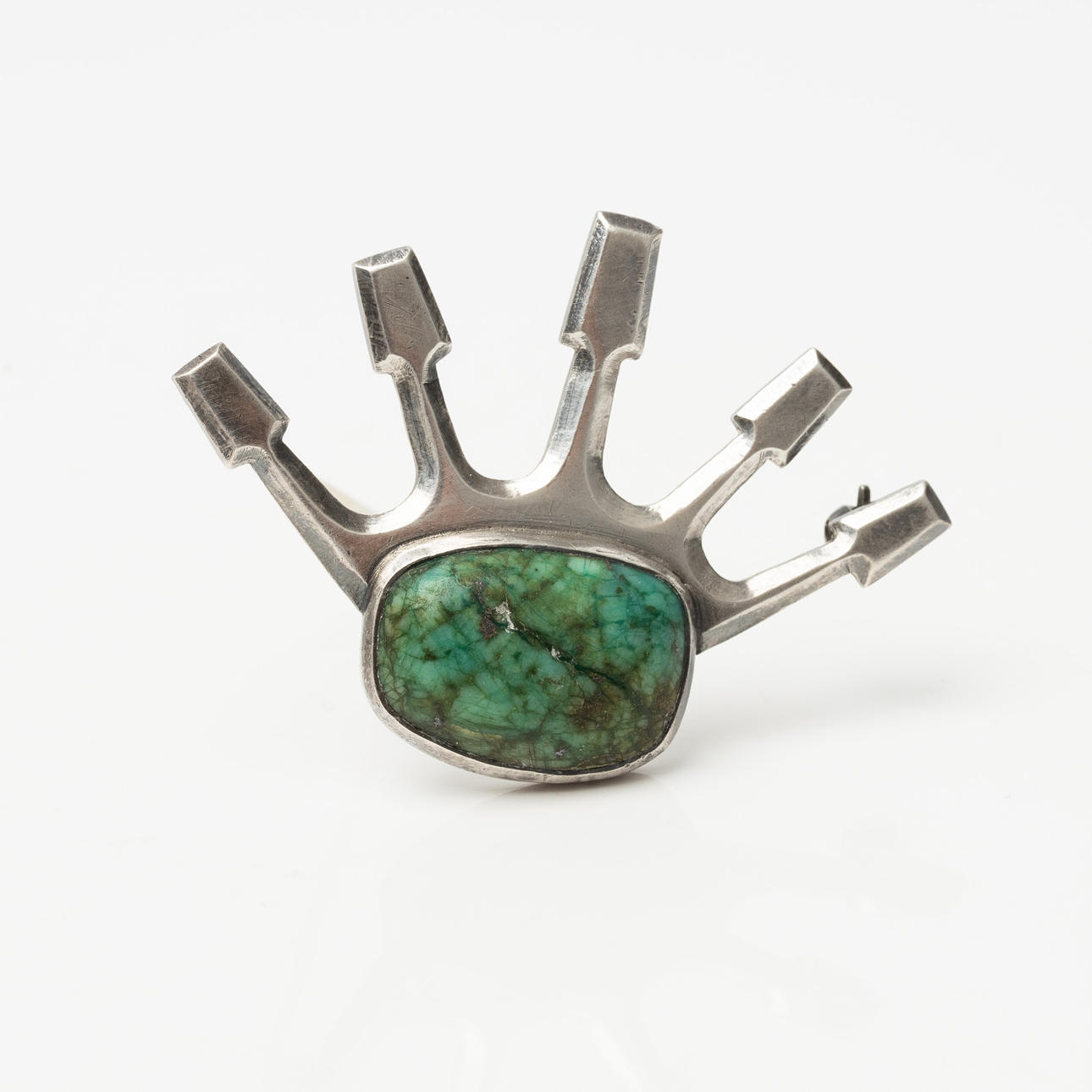 CLAES GIERTTA. brosch, silver och turkos, 1960. Smycken & Ädelstenar ...