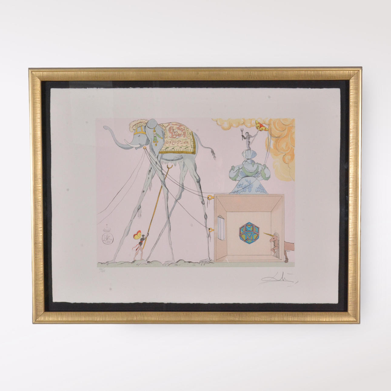 SALVADOR DALÍ. EFTER. Färgetsning. Konst - Grafik - Auctionet
