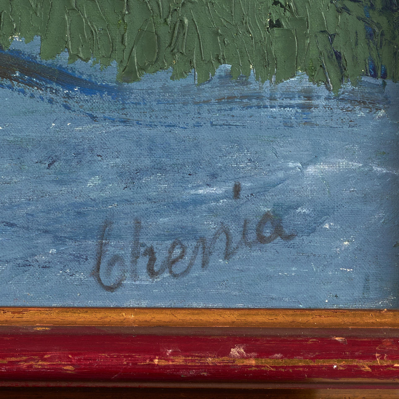 CHENIA EKSTRÖM (Rostow 1915-1985 Stockholm). "Before the storm", signed ...