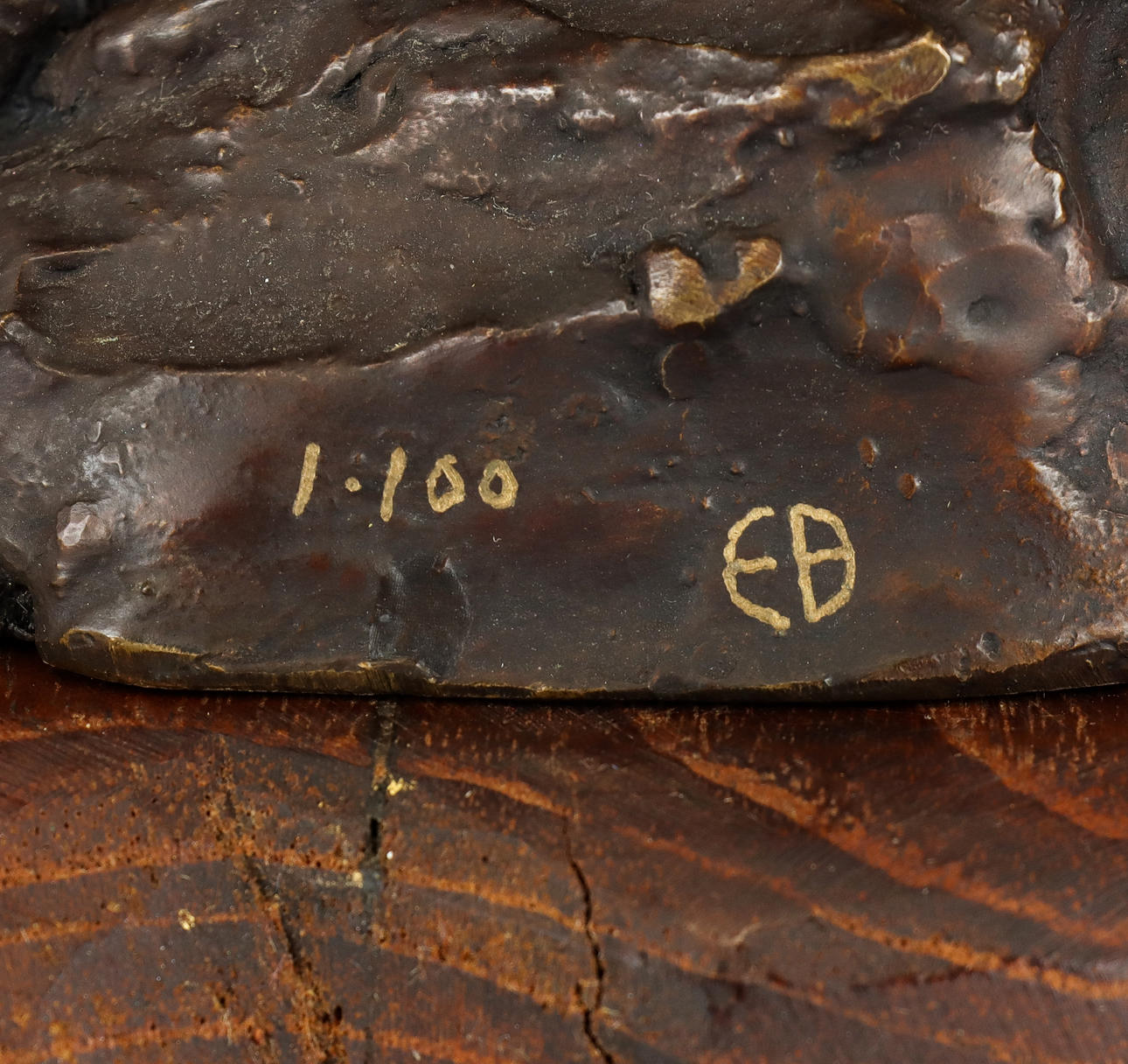 ERNST BILLGREN. Ljusbäraren. Konst - Skulptur - Auctionet