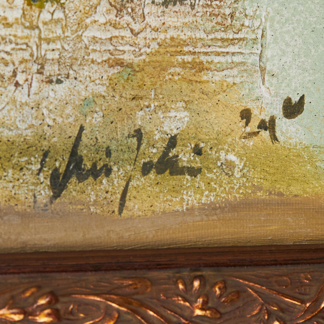 OLLI JOKI (1943). "Spain, Andalucia", olja på duk, signerad, á tergo ...