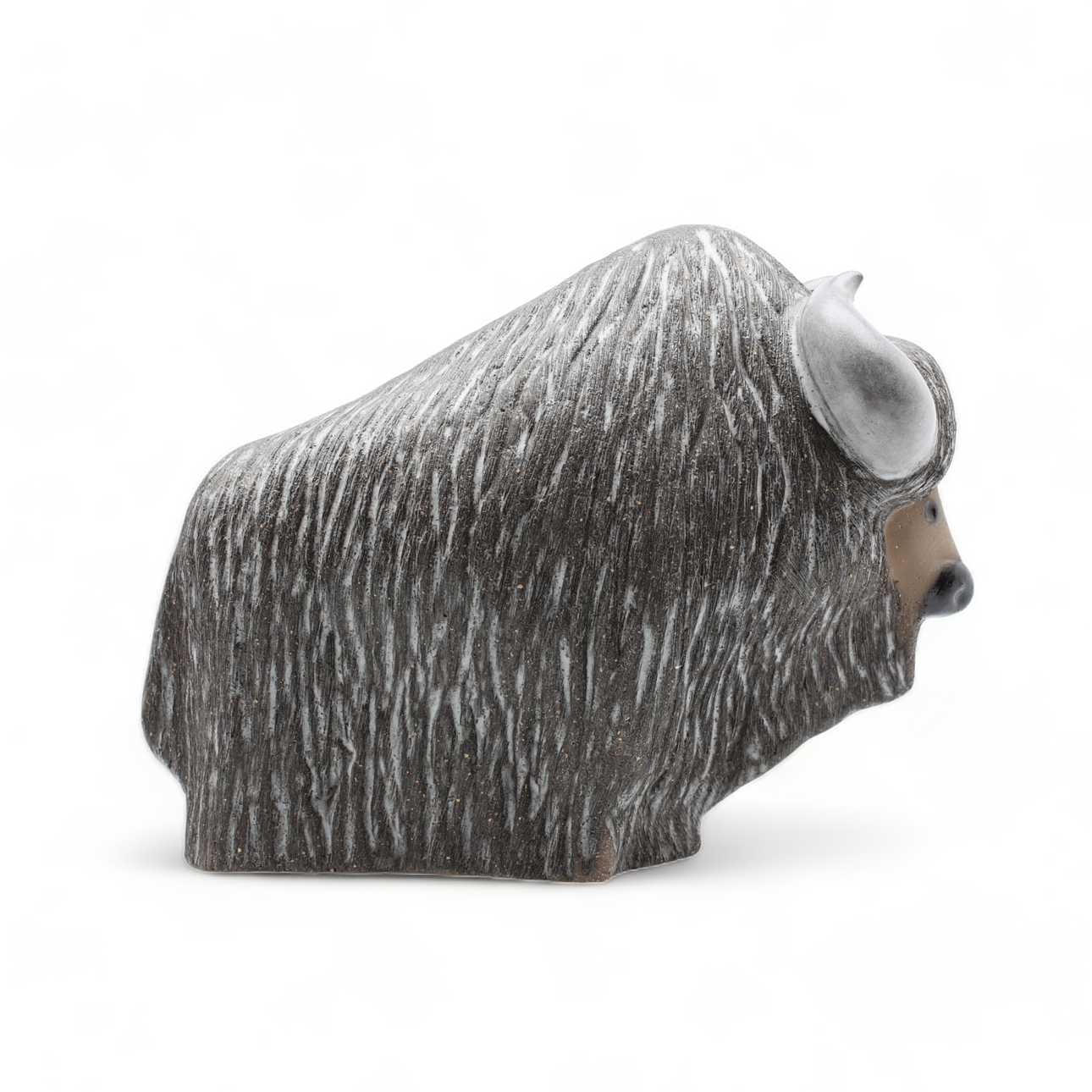 GÖRAN ANDERSSON. Figurin, keramik, Bisonoxe, Upsala-Ekeby, 1900-tal ...