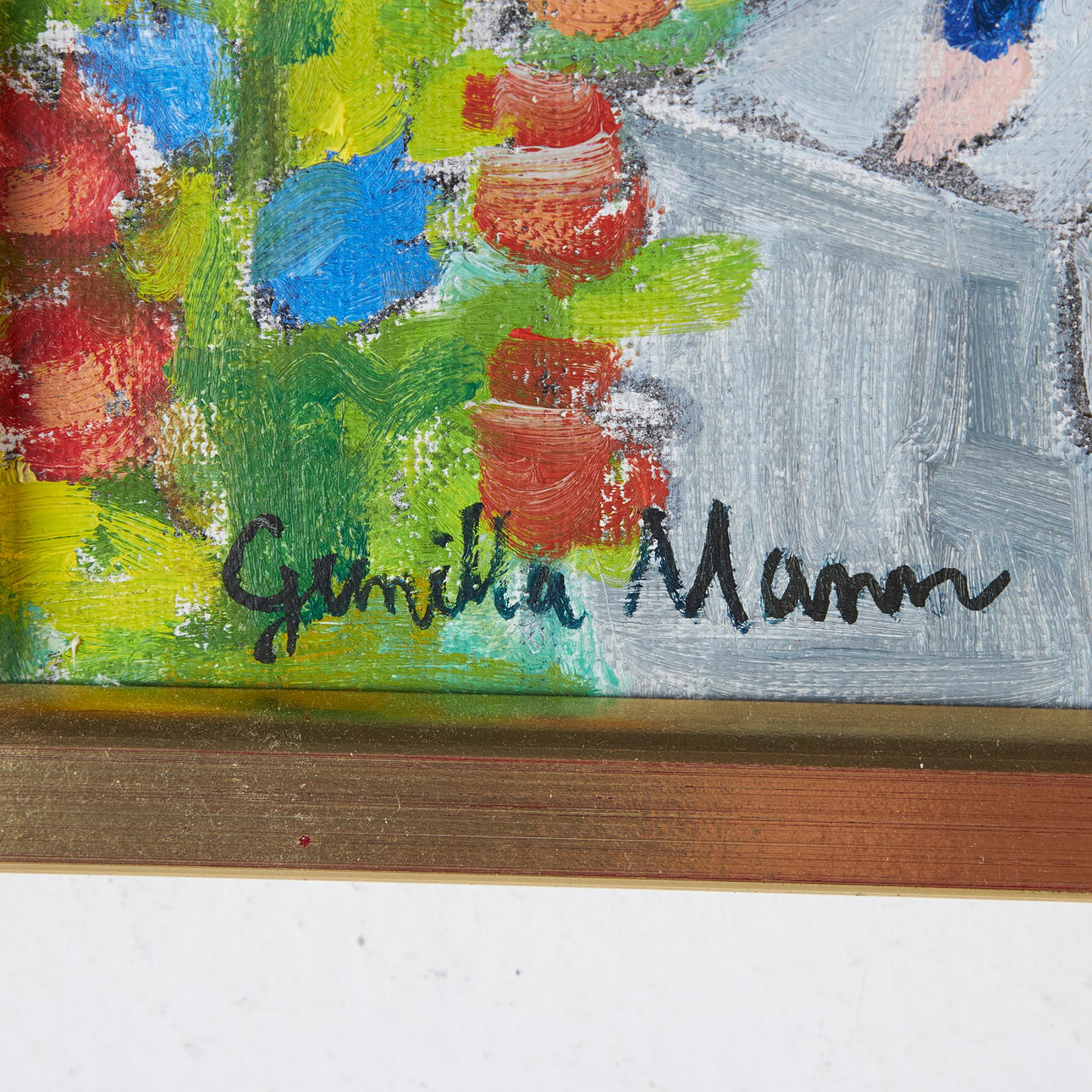 GUNILLA MANN. "Sommar på Vik", olja på duk, signerad. Konst - Måleri ...