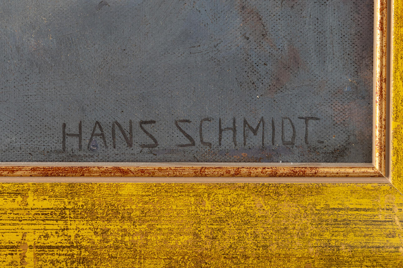 HANS SCHMIDT (1877-1958). Örnboet. Konst - Måleri - Auctionet