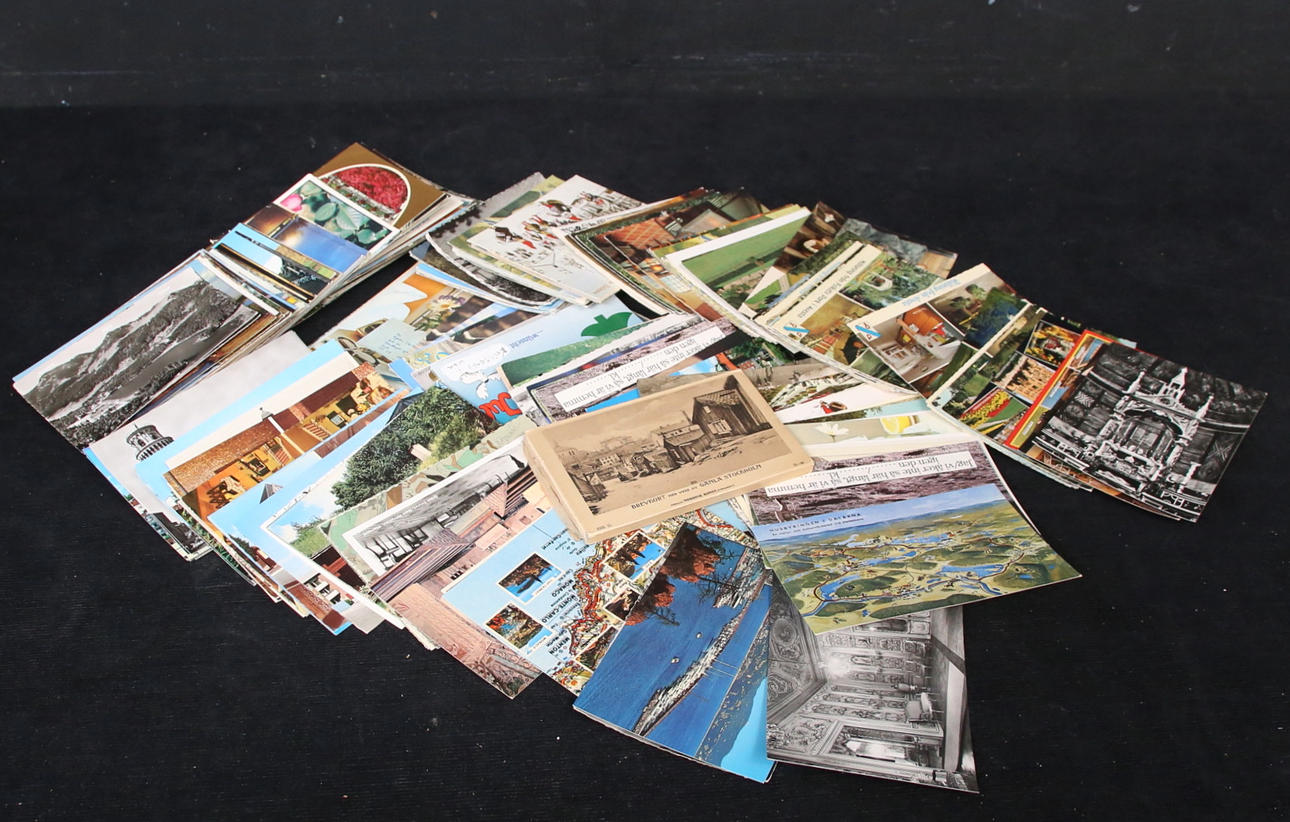 VYKORT. Mynt, Medaljer & Frimärken - Frimärken - Auctionet