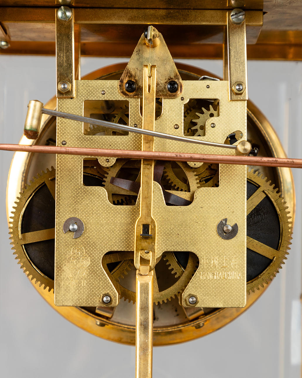 Large cloisonné clock, 555 Fabrik, Shanghai, 1983. Asiatica - Auctionet